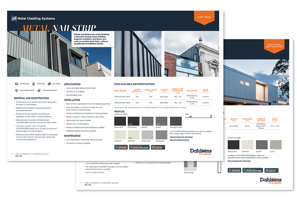 Cladding Types, Ideas & Options, Ultimate Cladding Guide - Dahlsens